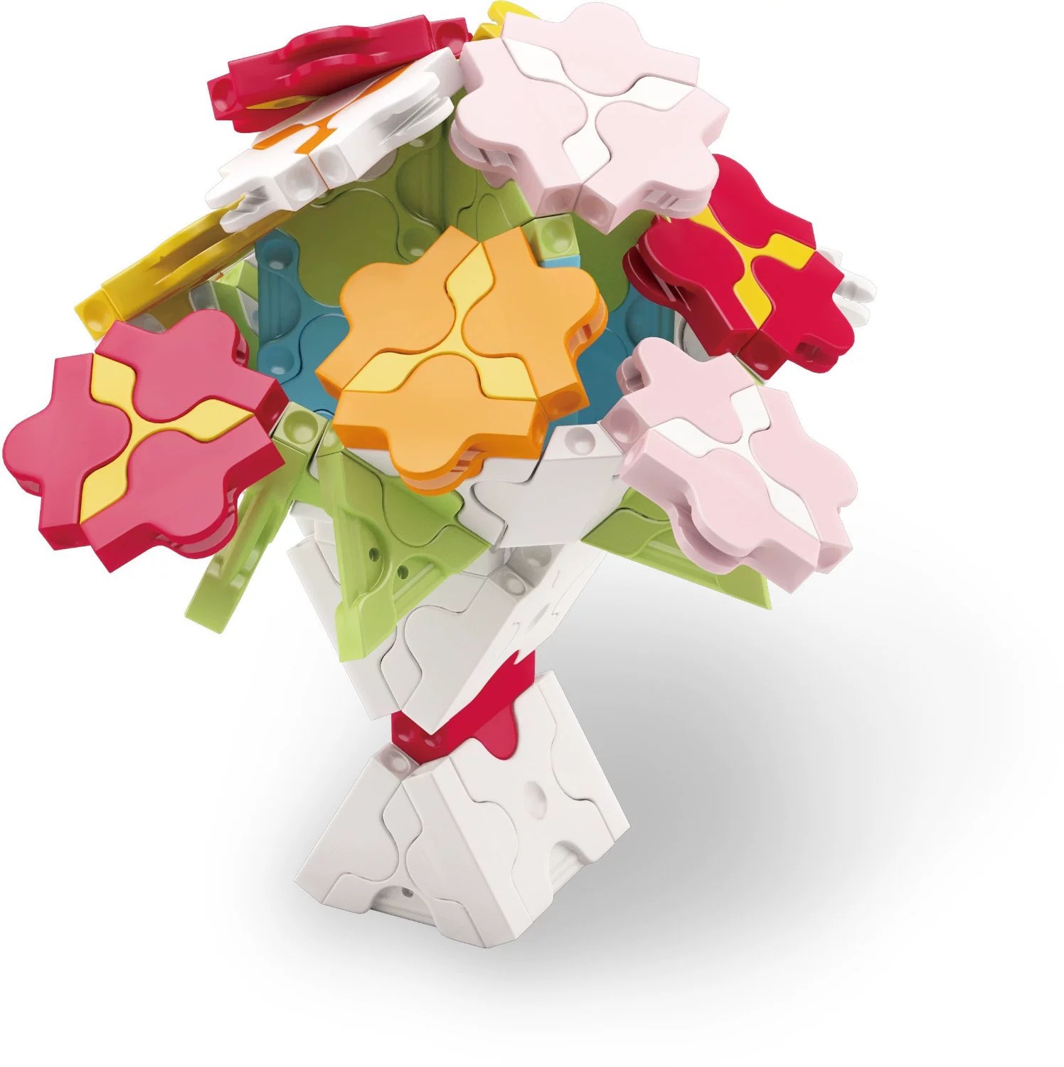 日本原装laQ拼插积木-儿童益智玩具-260PCS女孩创意-七色花021007 - 爱就推门玩具店订货平台，爱就推门玩具店订货平台